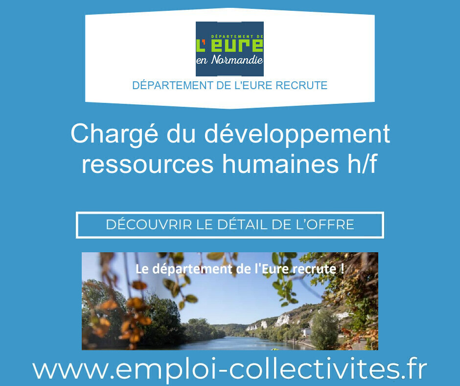 Offre Charge developpement ressources humaines | emploi EVREUX (27 - Eure)
